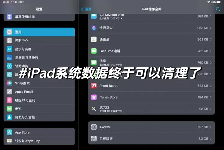 ipad其他占内存很大怎么删减图标