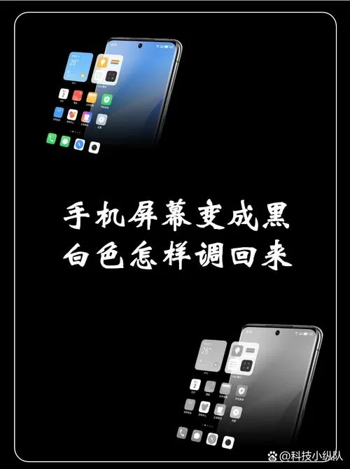 手机底色变成了黑色怎么调过来截图