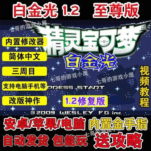口袋妖怪白金光作弊代码图标