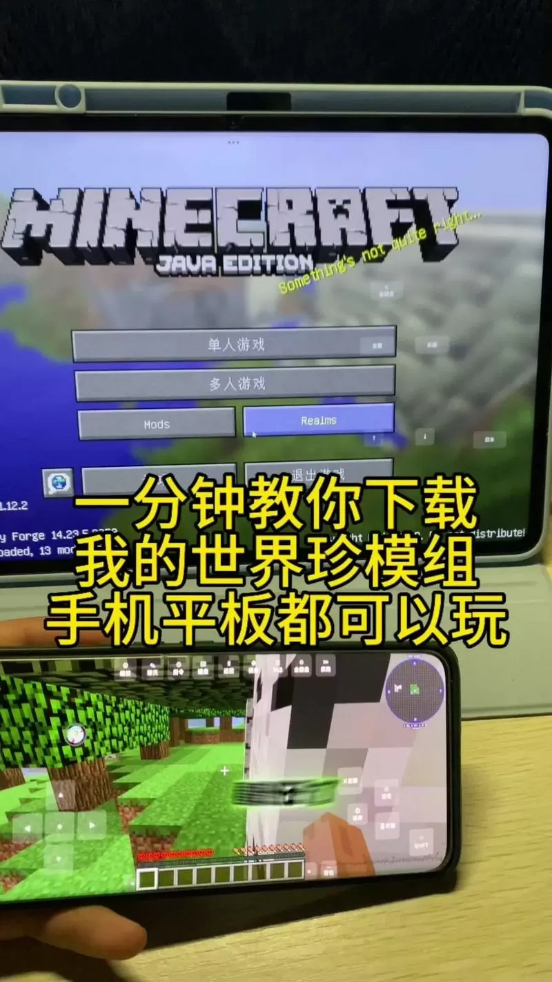 手机上玩电脑版我的世界怎么加模组啊苹果游戏截图