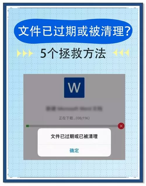 文件已被清理或已过期