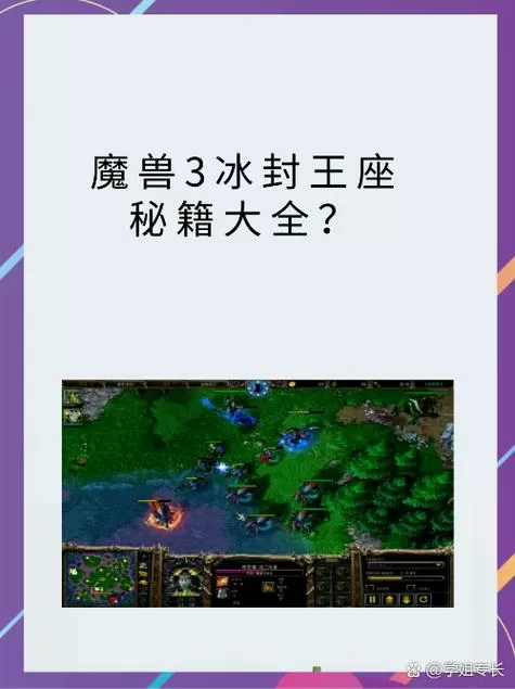 魔兽冰封王座三秘籍怎么用