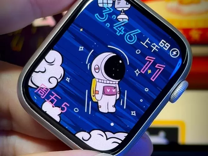 iwatch太空人表盘设置截图