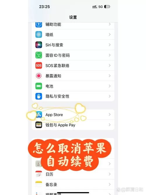 苹果软件会员的自动续费怎么取消