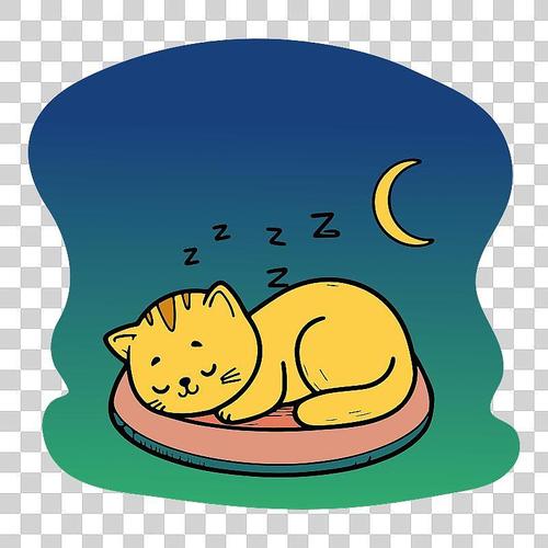 睡着的小猫咪经典版图标