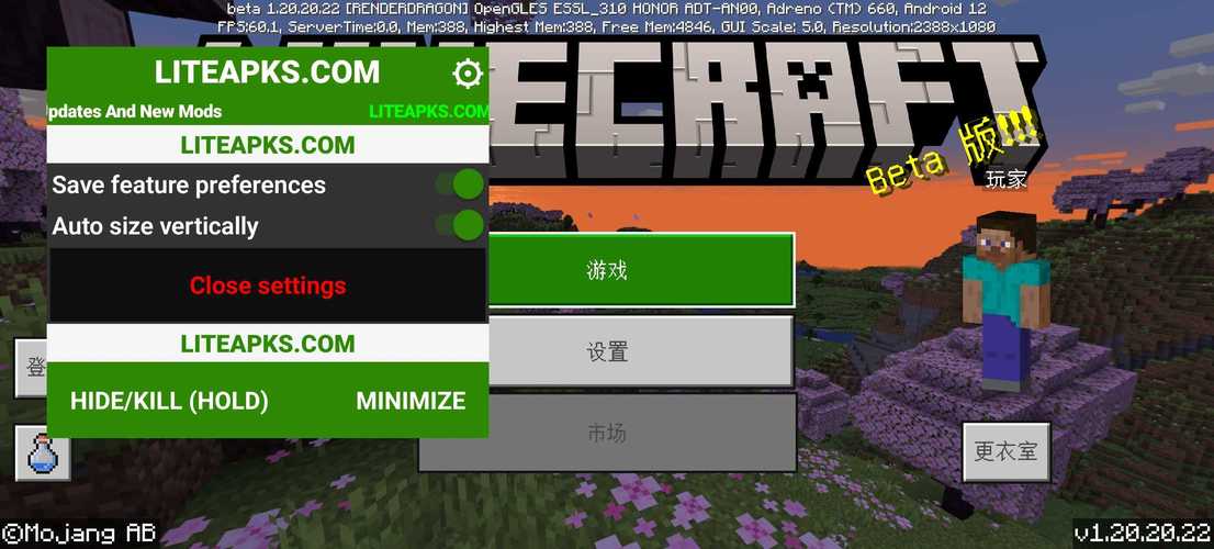 Minecraft辅助菜单安装截图