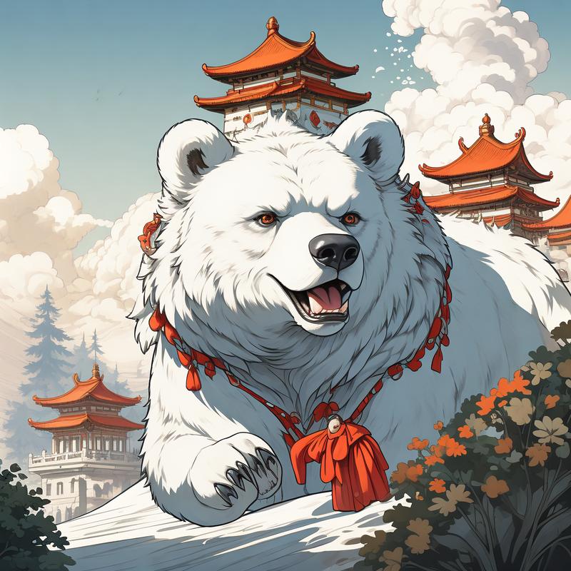 白金熊清爽版图标