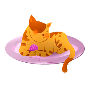 睡着的小猫咪免付费图标
