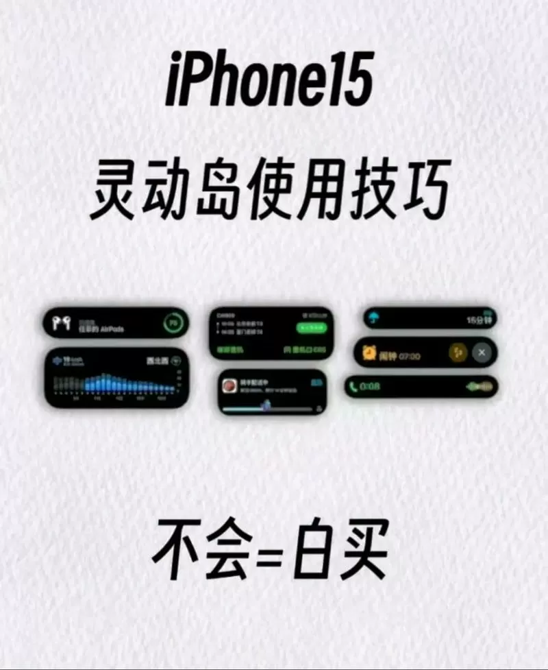 苹果灵动岛支持哪些软件