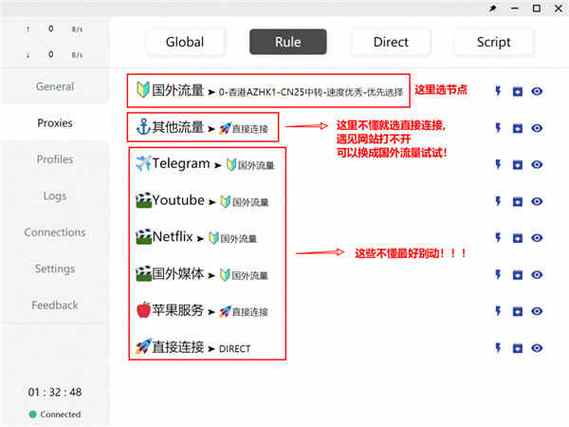 Clash免费配置URL地址无限阅读图标