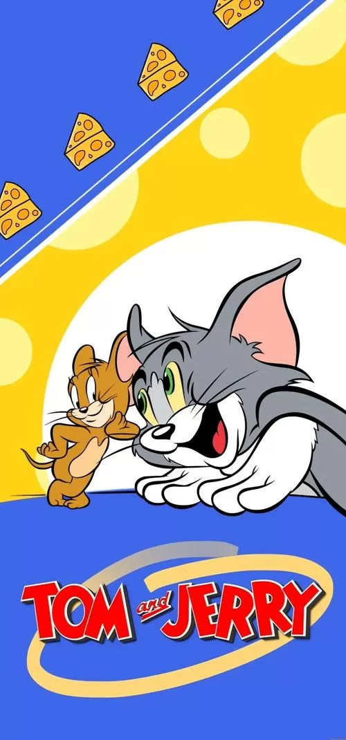 猫和老鼠一左一右壁纸