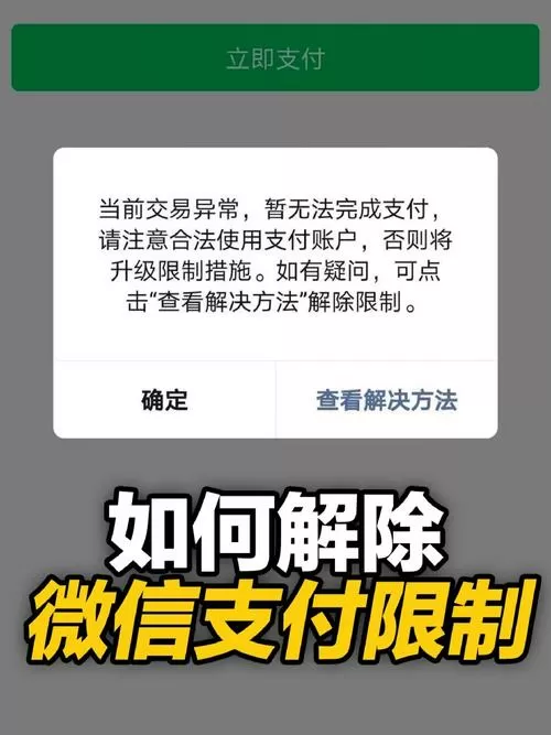 微信零钱有钱为什么支付不了