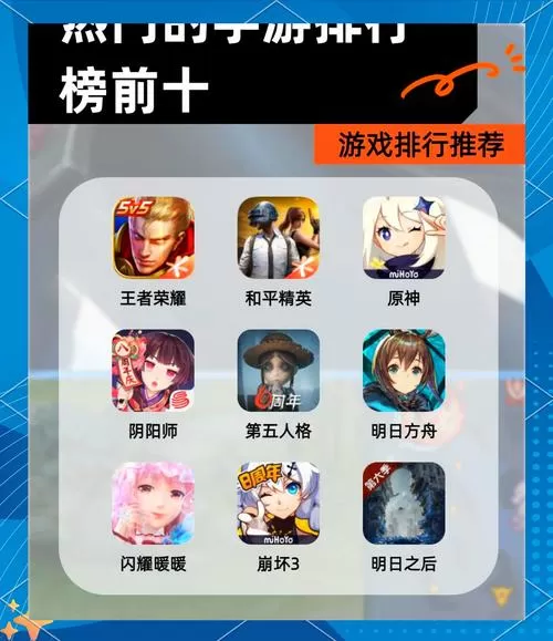 刺激手游游戏排行榜前十名图标