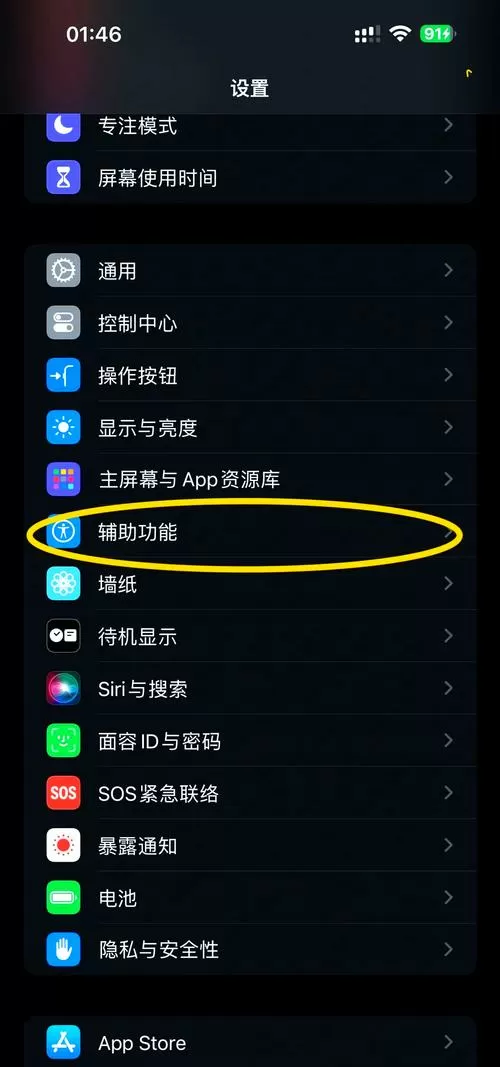 苹果17通话设置在哪里图标