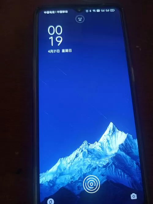 OPPO手机屏幕出现蓝色圆球截图