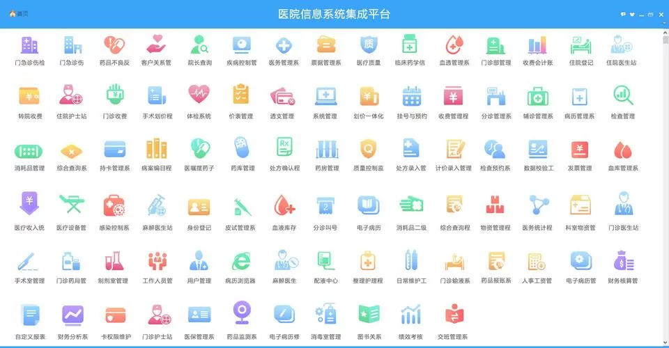医院智慧运营管理平台图标