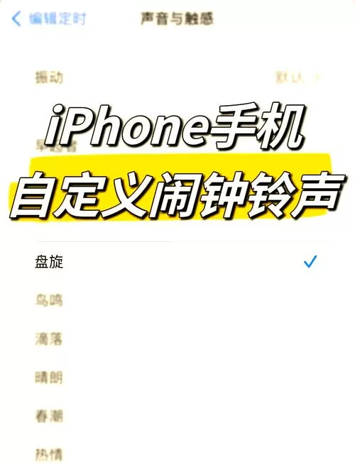 苹果的闹钟铃声在哪设置图标