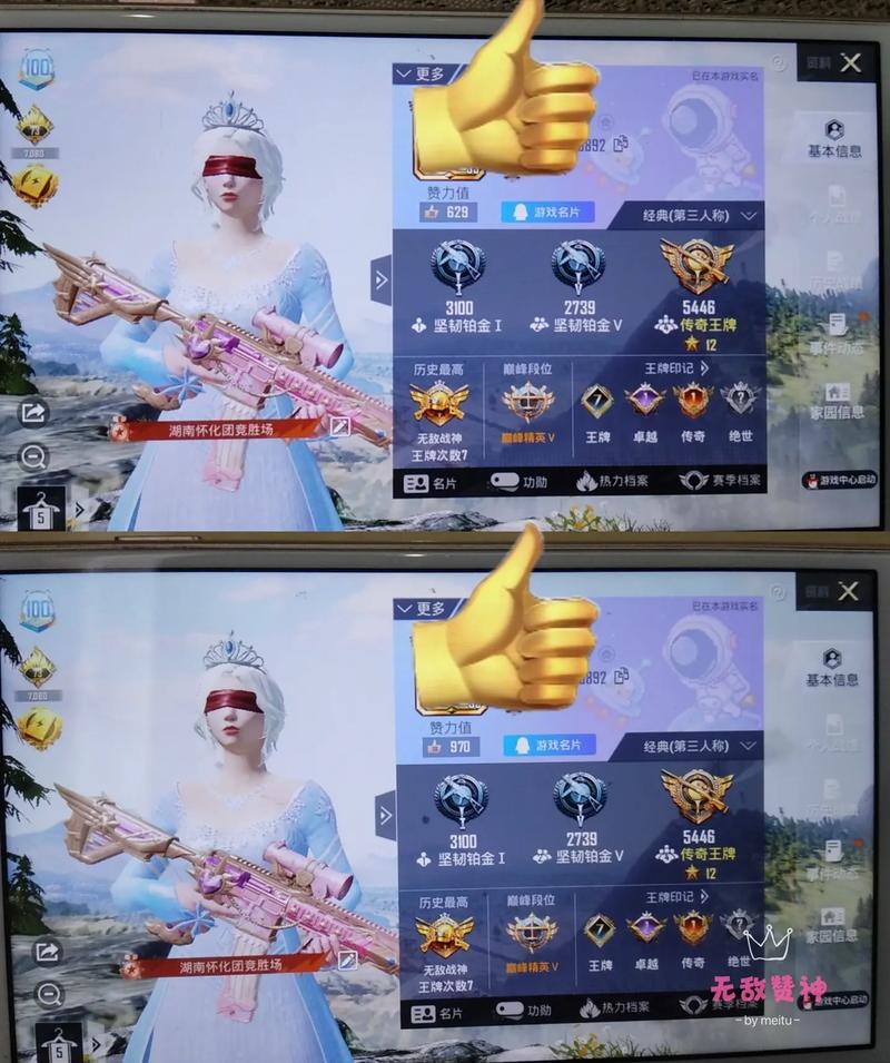 和平精英点赞一秒5000截图