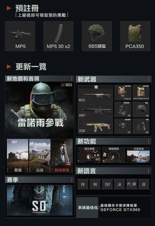 暗区突围配置要求ios