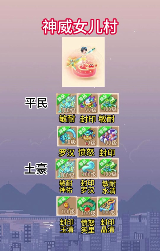 女儿村伤害怎么提升