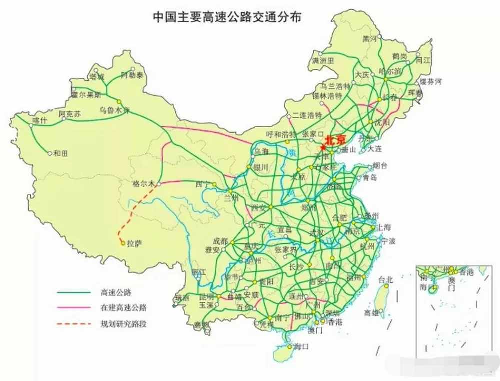 全国高速地图交通图