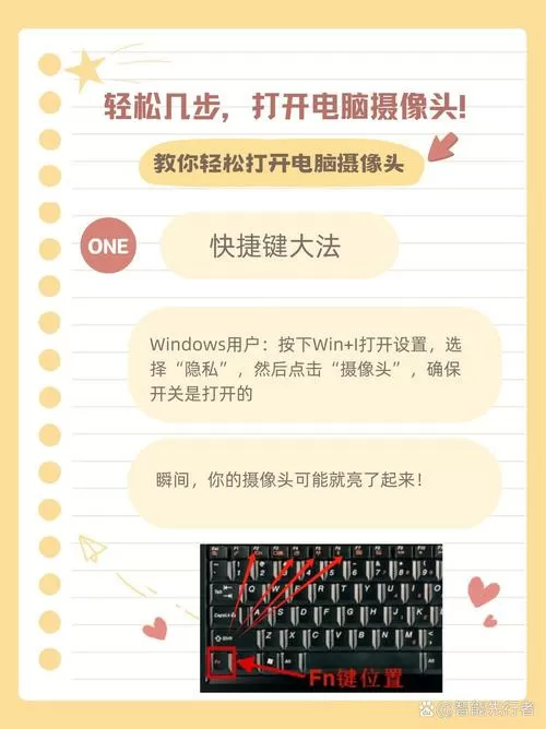 电脑怎么打开相机拍照