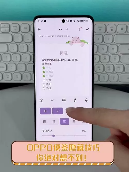 oppo隐藏便签如何打开截图