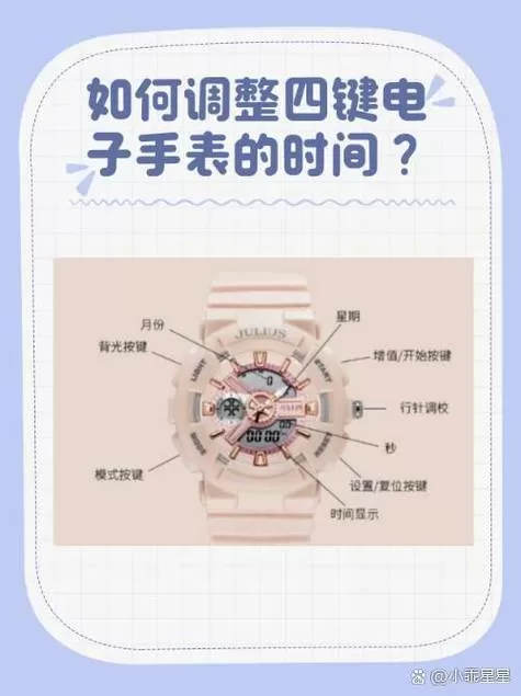 4键手表调时间方法截图