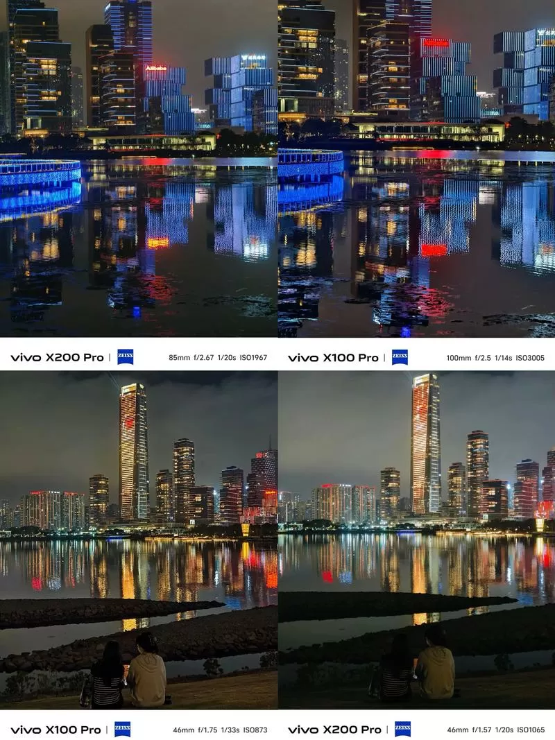 vivo专业模式拍夜景参数截图