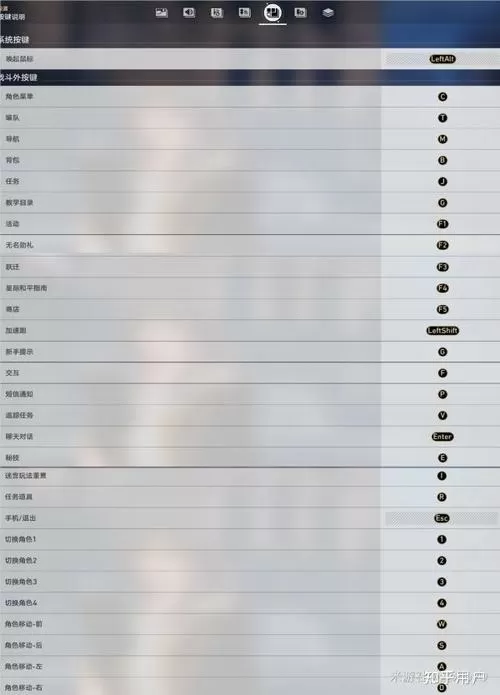 家族崩坏按键说明截图