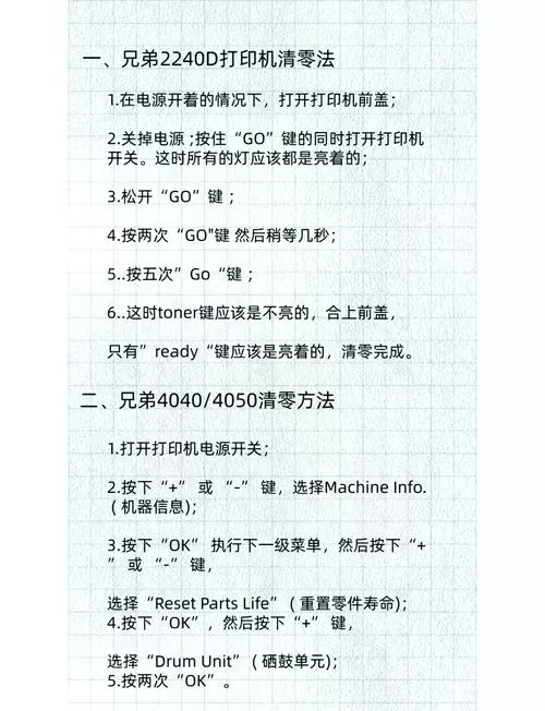 兄弟打印机7360墨粉怎么清零图标