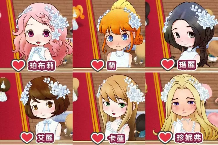牧场物语女孩版结婚对象图标
