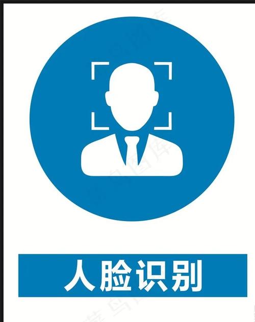 人脸识别身份认证图标