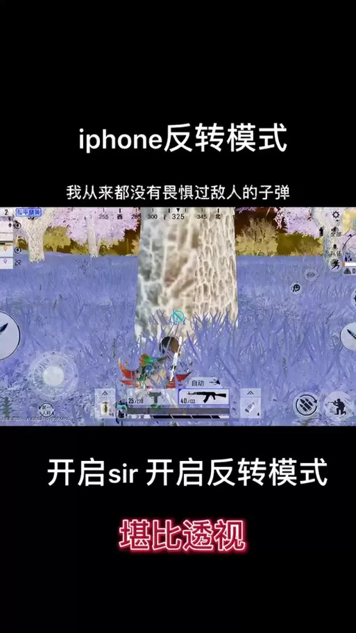 和平精英反转色怎么设置截图