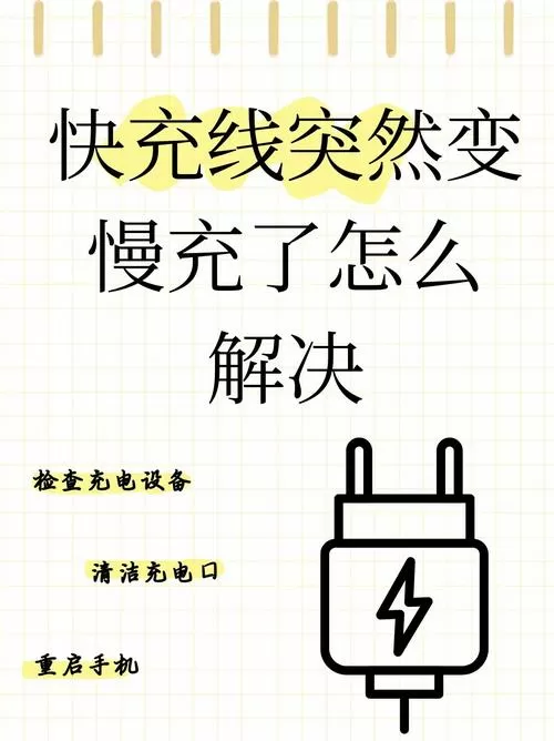 快充突然变成普通充电怎么办图标