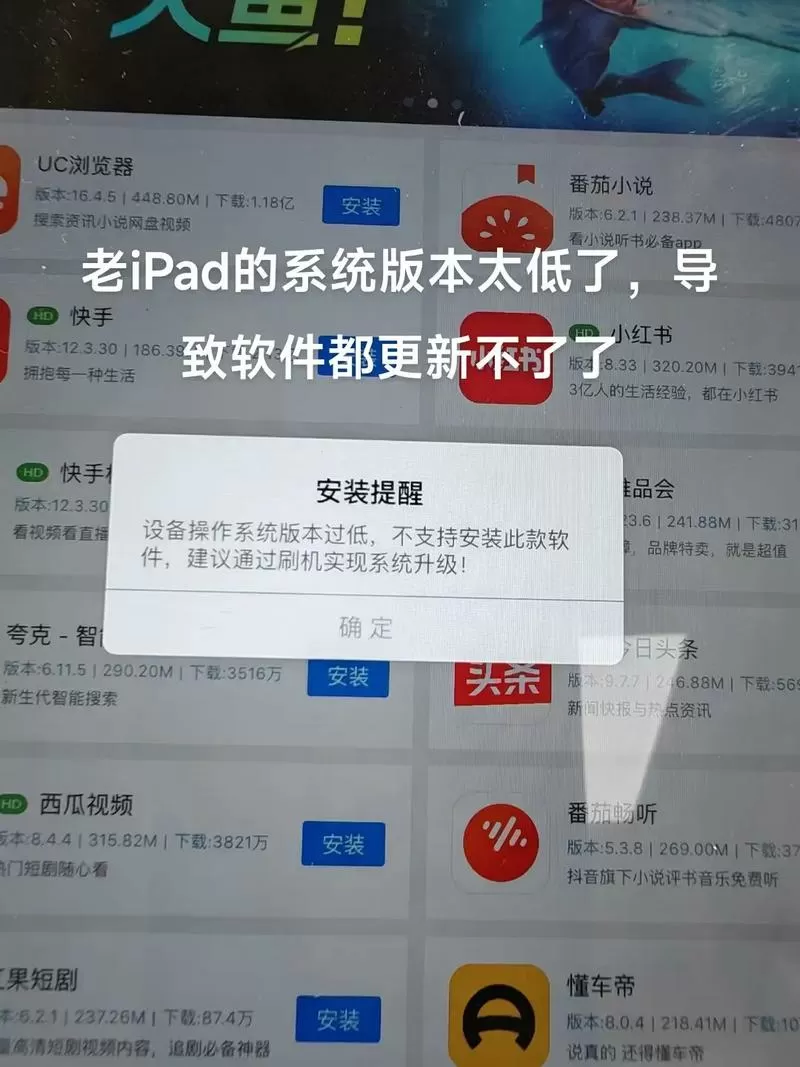 ipad版本太低无法下载软件怎么办图标