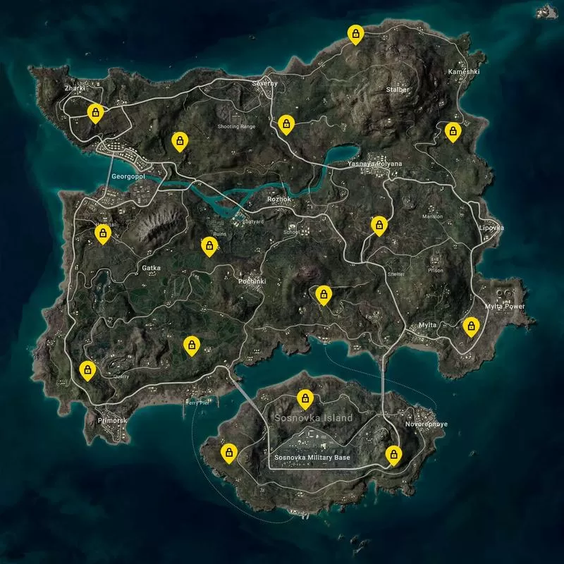 PUBG2025年地图轮换截图