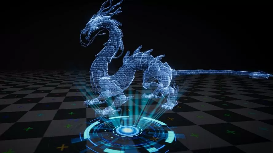 3d素材全息投影
