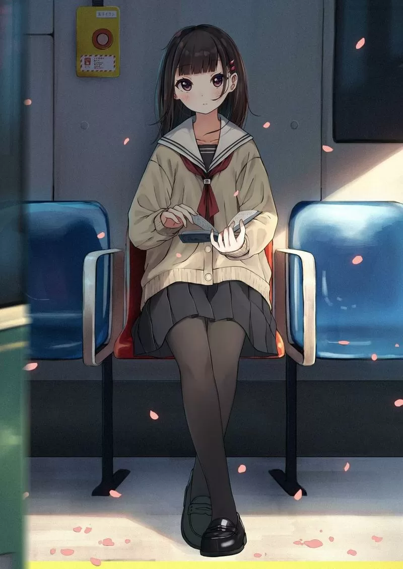 电车少女壁纸截图