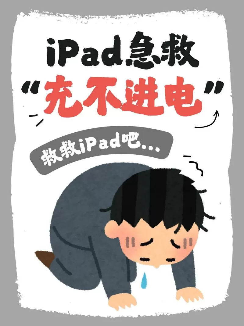 ipad很久没用充不进电怎么办截图