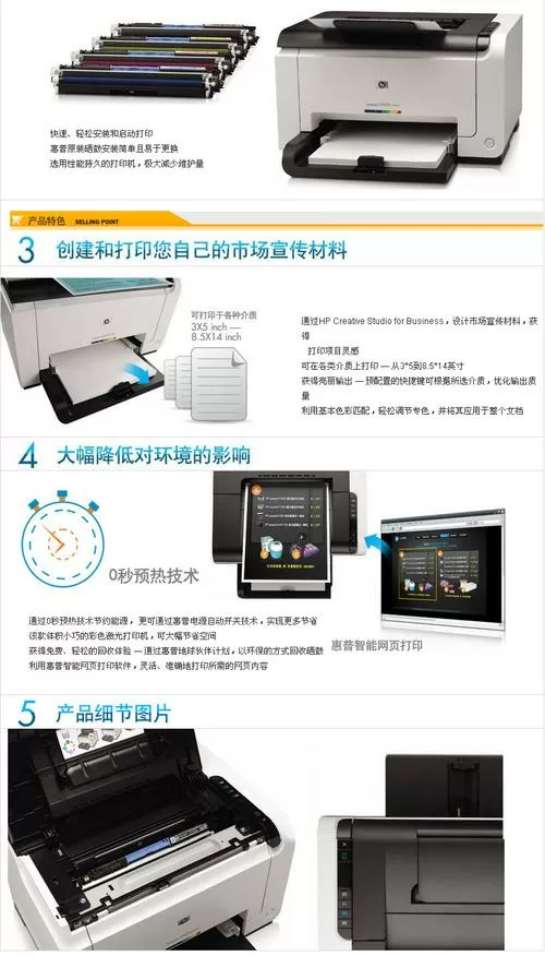 惠普cp1025按钮说明图标