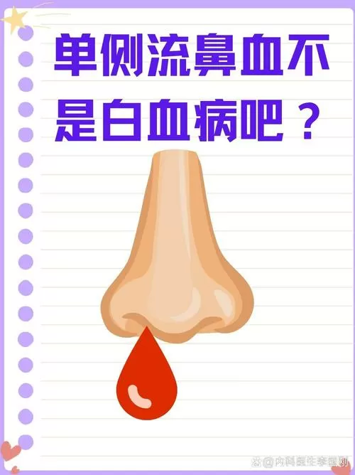 白血病会无缘无故流鼻血吗截图
