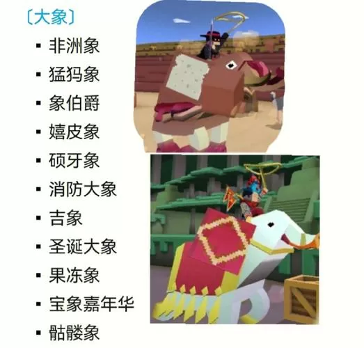 疯狂动物园大象9种图鉴截图
