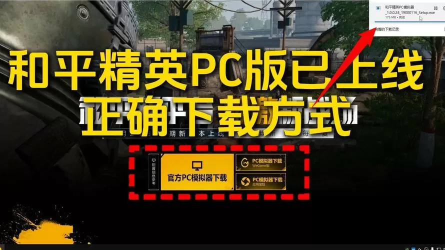 《和平精英PC模拟器》网页版图标