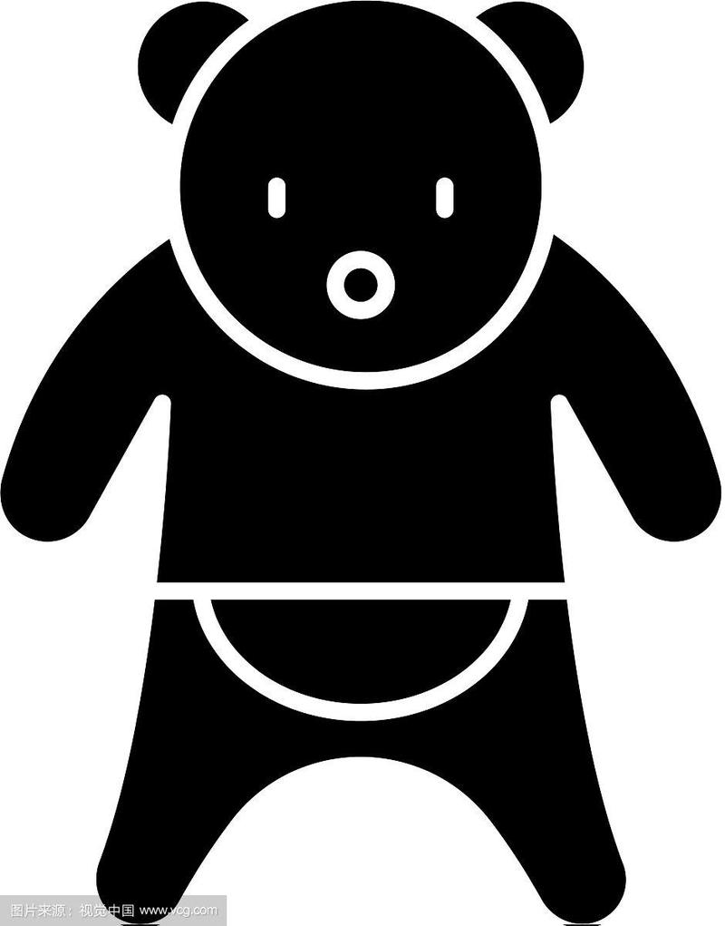 黑色的熊玩偶截图