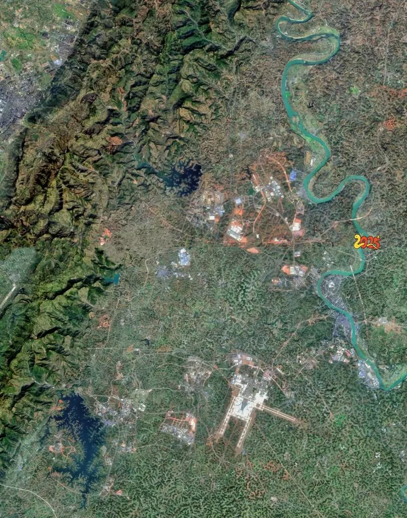 2025卫星高清村庄实时地图实景图标