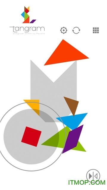 七巧板小游戏截图