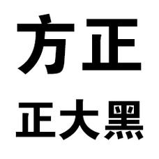 方正正中黑GBK无限次数版截图