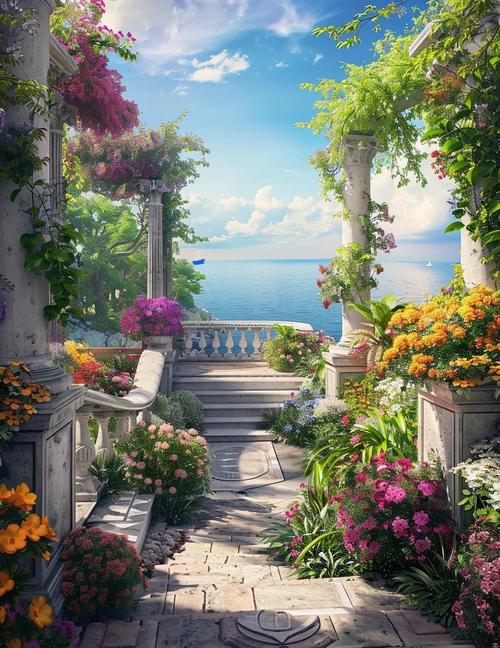 浪漫花园壁纸