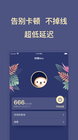 树懒acc加速器安装图标